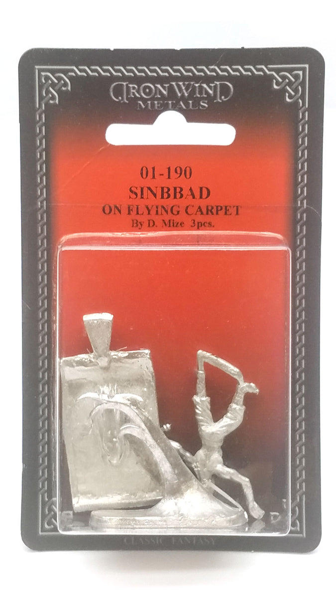 Ral Partha Sinbad on Flying Carpet 01-190 Unpainted Classic — Pippd