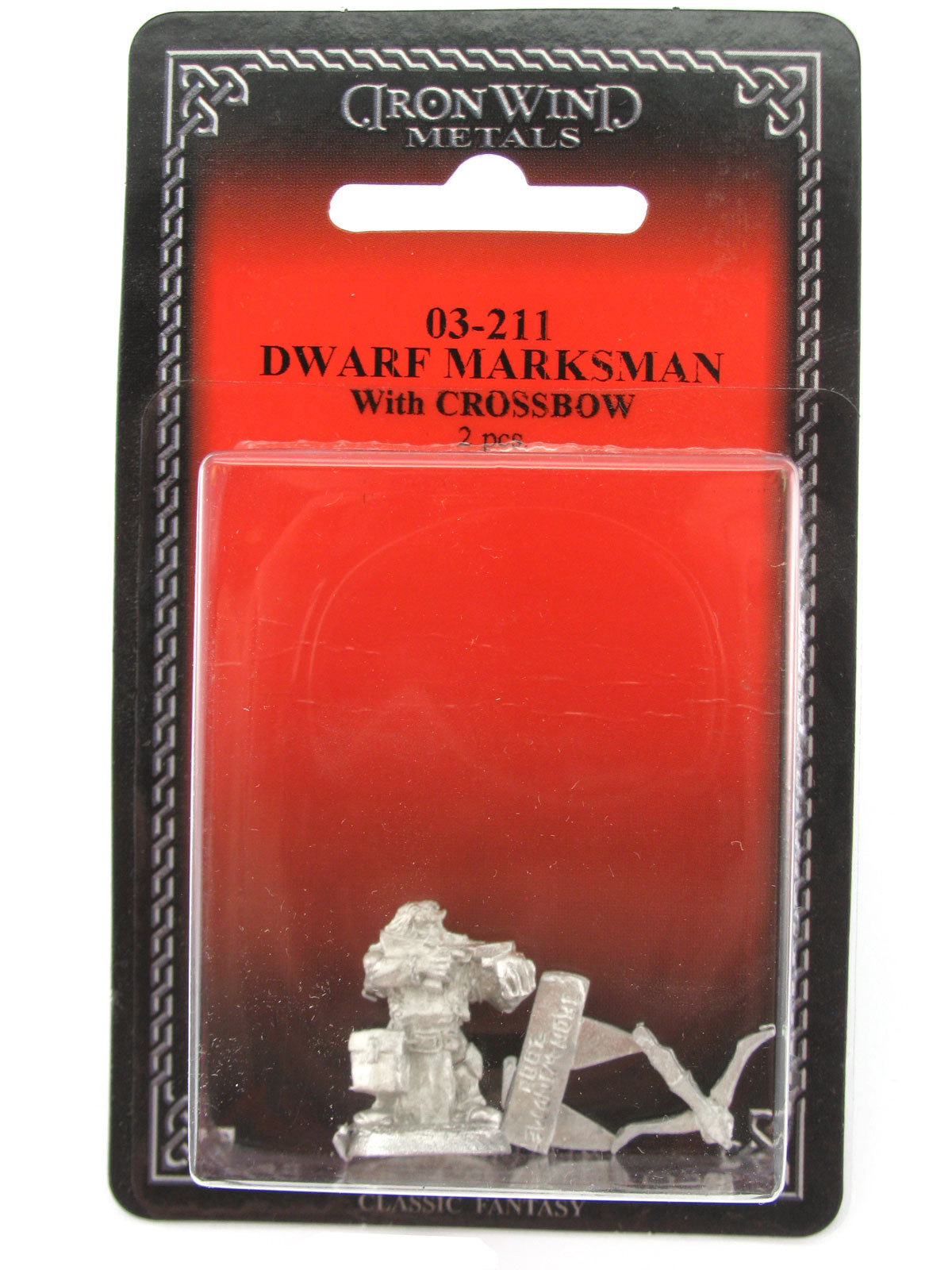Dwarf Marksman with Crossbow #03-211 Classic Ral Partha — Pippd