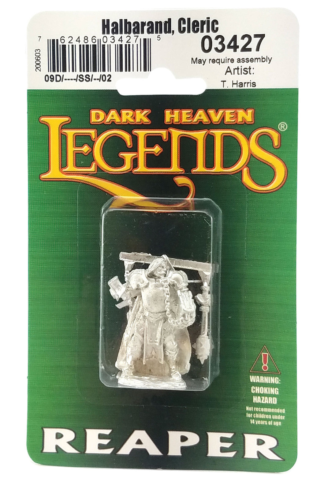 Reaper Miniatures Halbarand, Cleric #03427 Dark Heaven — Pippd