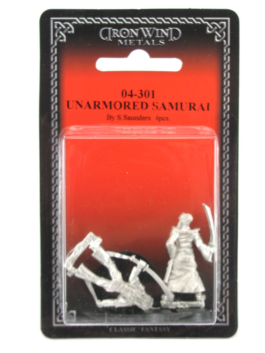 Unarmored Samurai (2) #04-301 Classic Ral Partha Fantasy RPG — Pippd