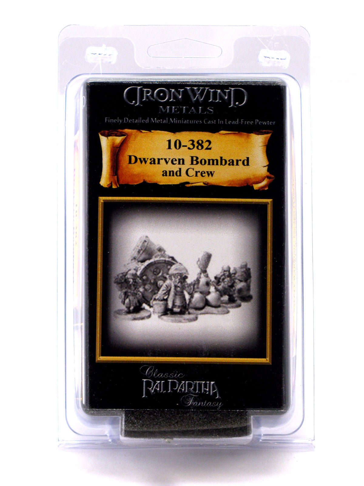 Dwarf Bombard and Crew #10-382 Classic Ral Partha Fantasy — Pippd