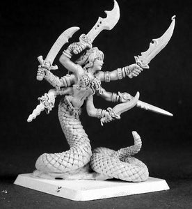 Reaper Miniatures Marilith #14474 Darkspawn Unpainted RPG — Pippd