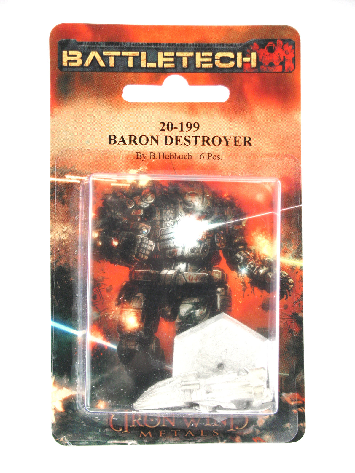 Battletech Baron Destroyer #20-199 Unpainted Sci-Fi Metal — Pippd