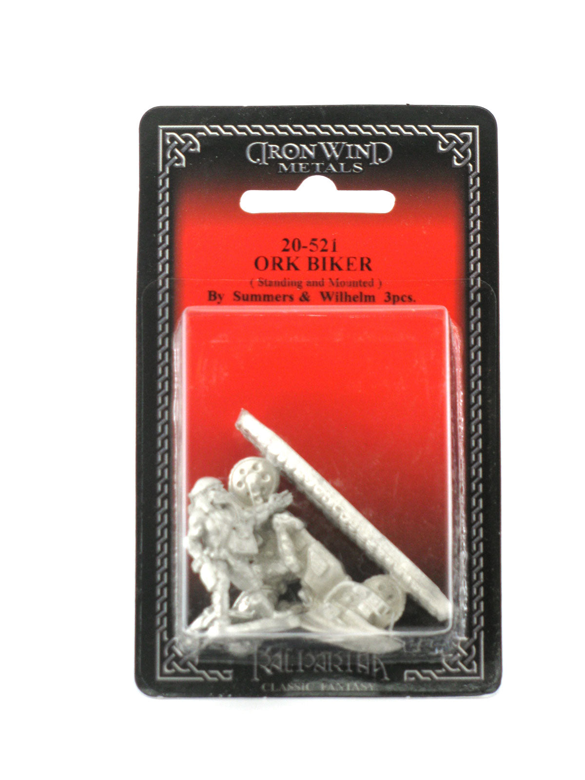 Orc Biker Standing and Mounted #20-521 Shadowrun RPG Metal — Pippd