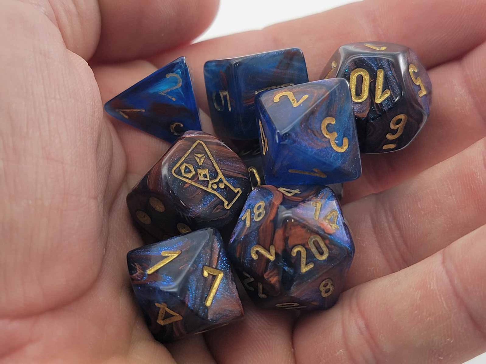 Chessex Lab Dice 6 Polyhedral 7-Die Set - Choose your color — Pippd