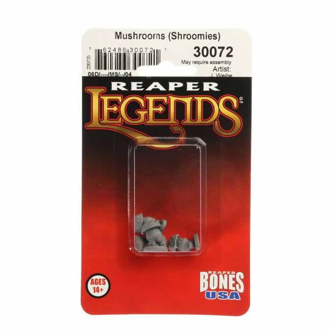 Shroomies (4) #30072 Reaper Legends: Bones USA Unpainted — Pippd