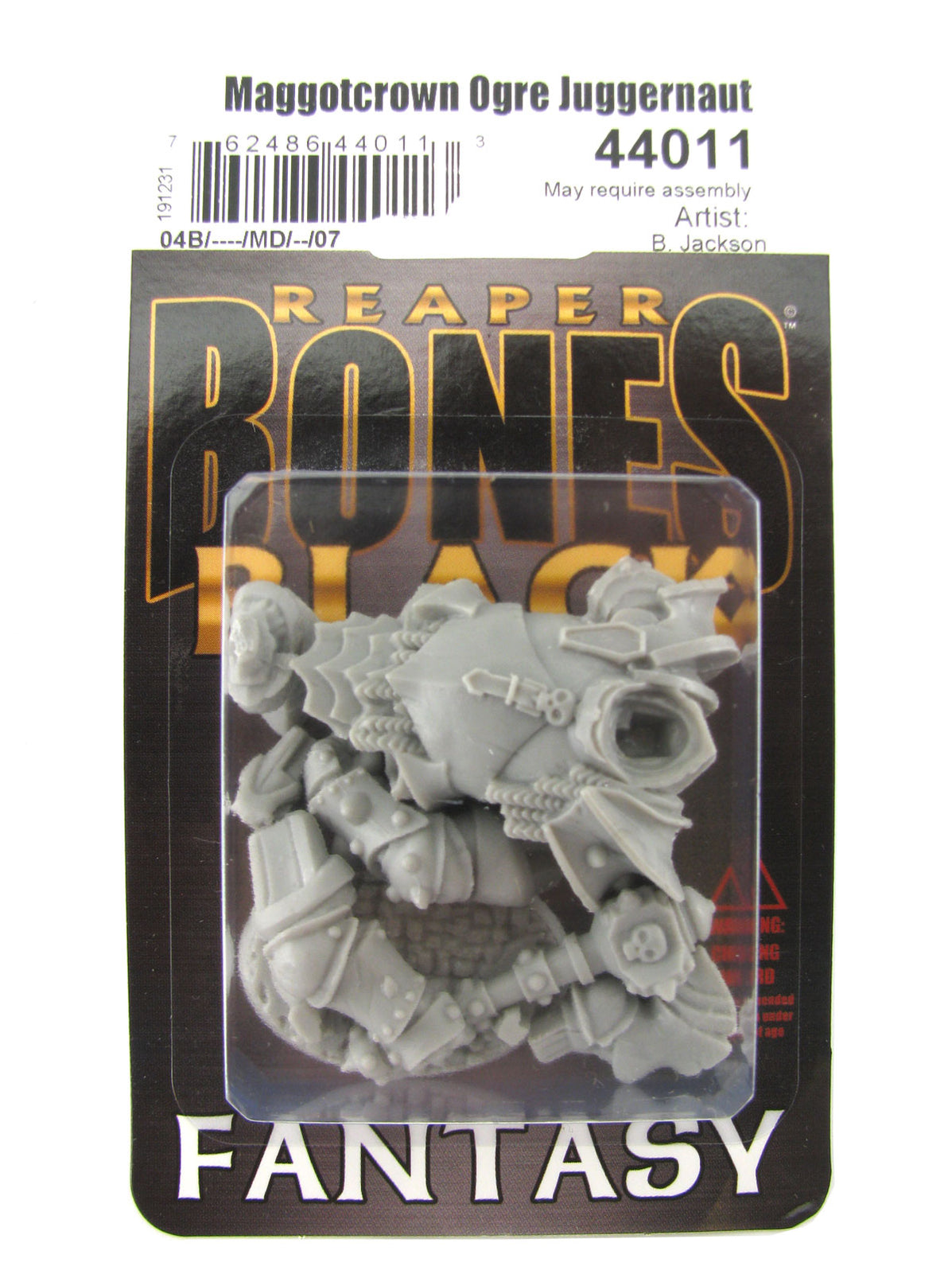 Maggotcrown Ogre Juggernaut 44011 Bones Black Unpainted — Pippd