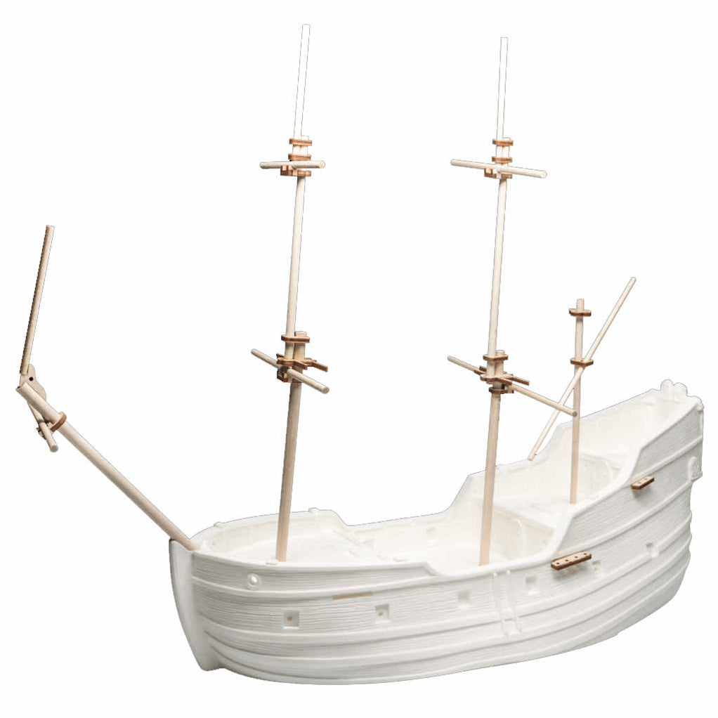 Blood & Plunder Fluyt Ship Unpainted Plastic Model — Pippd