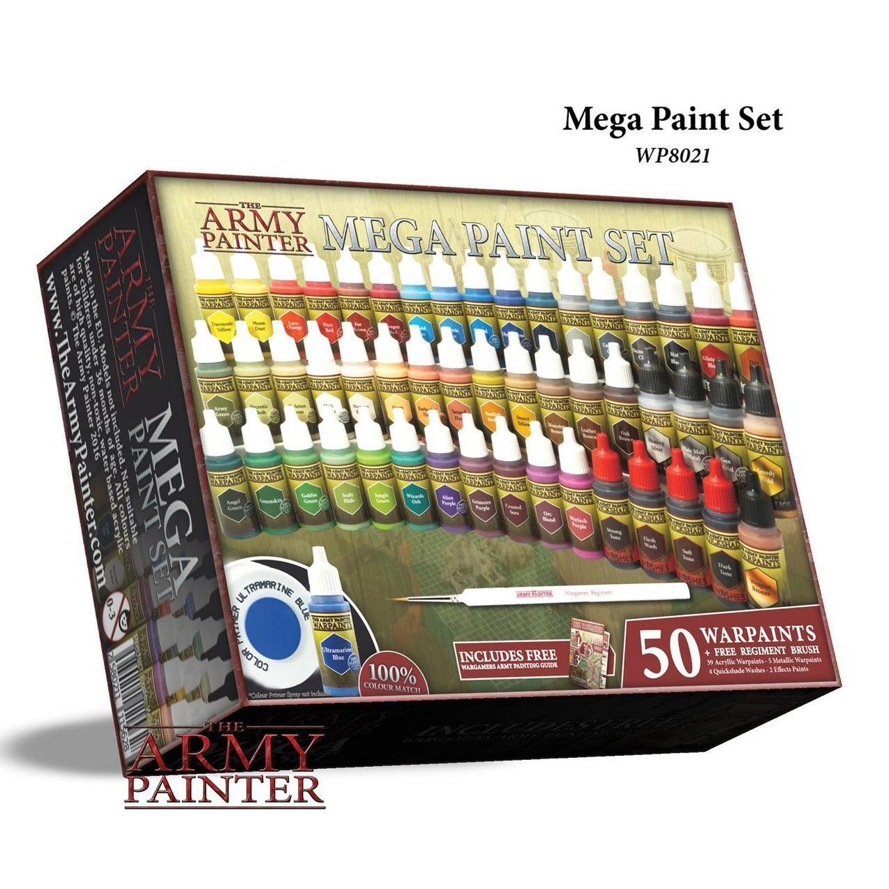 The Army Painter Warpaints: Mega Paint Set - 50 Warpaints — Pippd