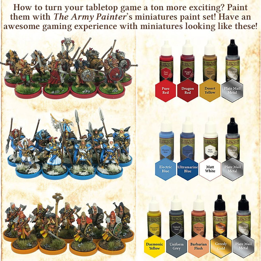 The Army Painter Warpaints: Mega Paint Set - 50 Warpaints — Pippd