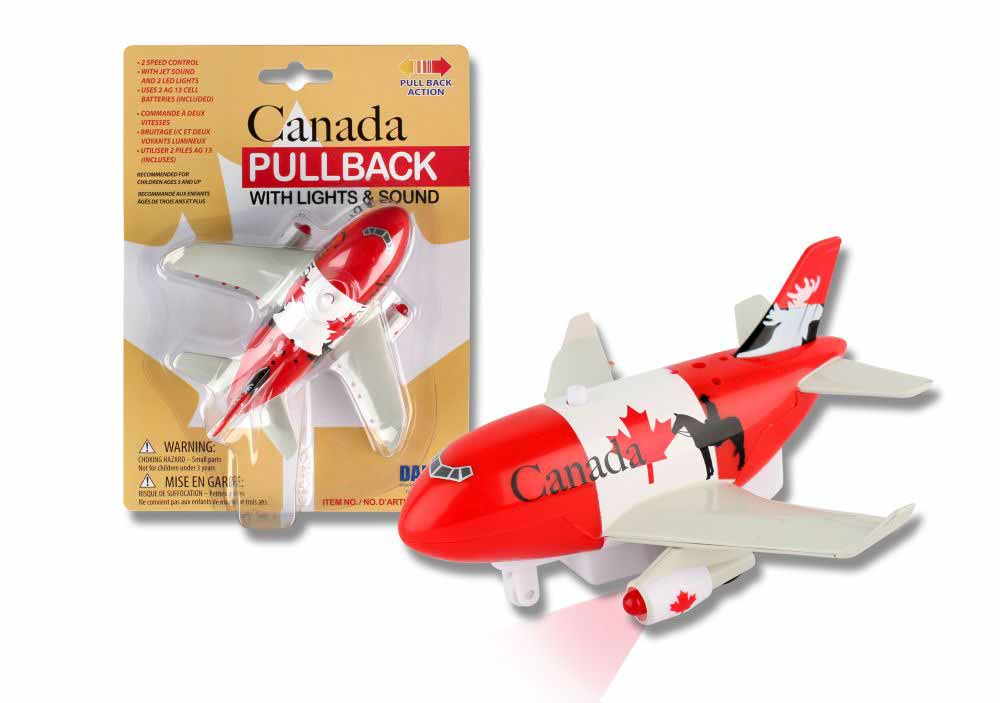 Canada Pullback Toy with Light and Sound — Pippd